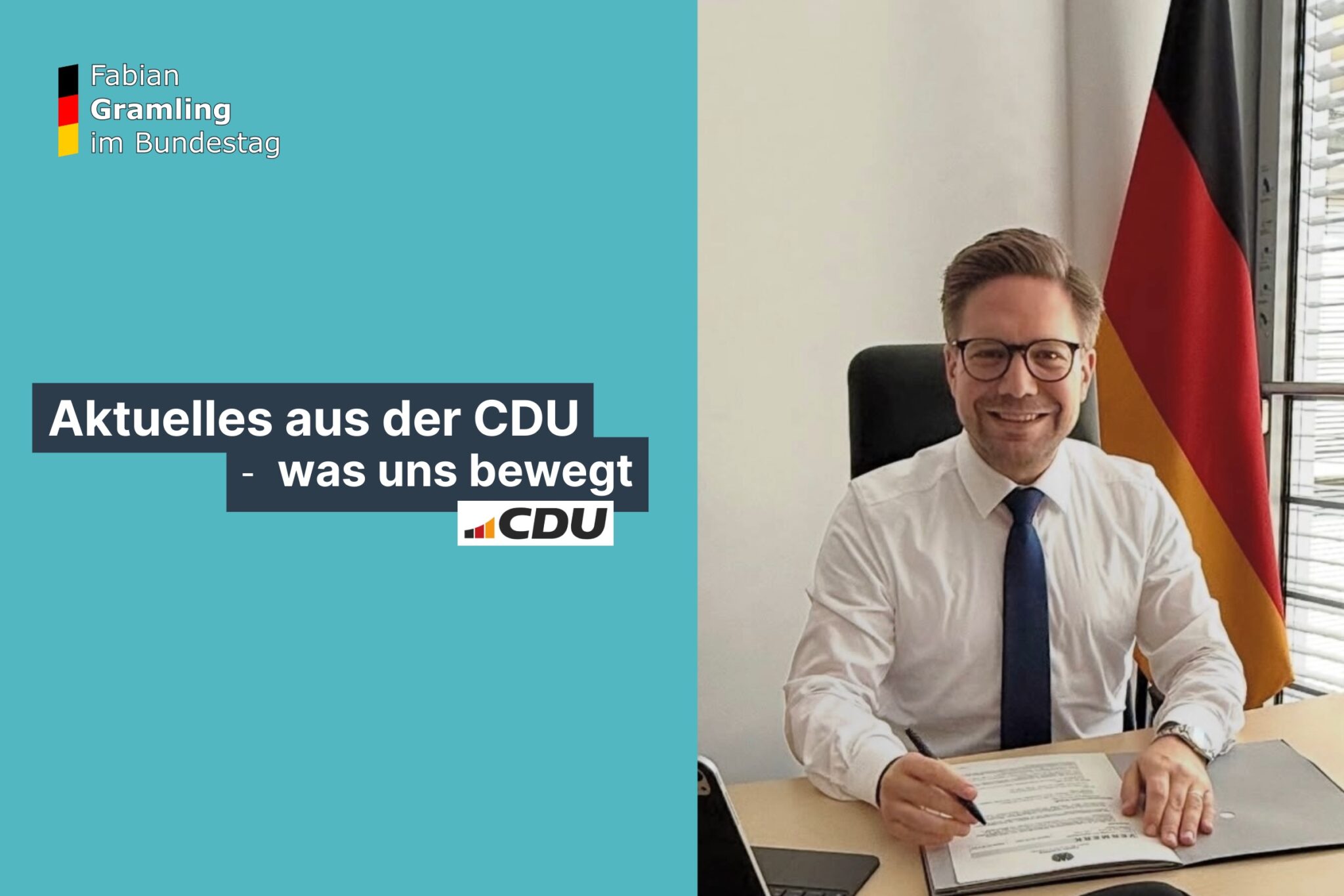 CDU stellt Wahlprogramm für Bundestagswahl 2025 vor – Fabian Gramling